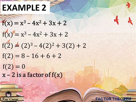 using the factor theorem in finding the factors of polynomials with examples owlcation