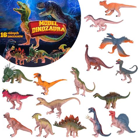 DINOZAURY ZESTAW 16 Szt FIGURKI Figurka DINOZAUR 12873420680 Allegro Pl