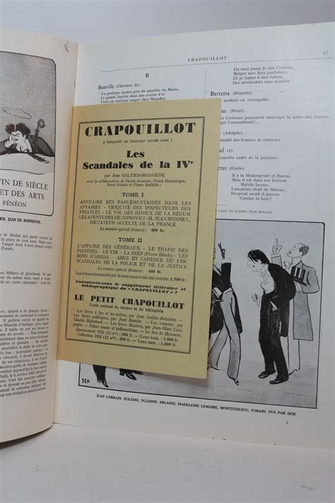 La Belle Epoque Crapouillot N29 By COLLECTIF Couverture Souple 1955