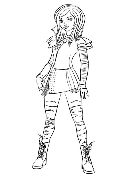 Desenhos De Descendentes Para Colorir Pintar E Imprimir