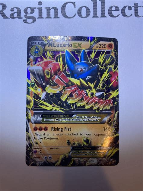 Mega Lucario Pokemon Card
