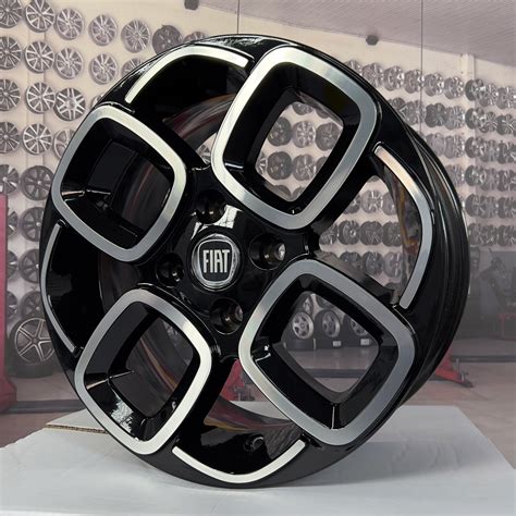 Jogo Rodas Esportiva Fiat Aro 14 Krmai R60 Ala Rodas