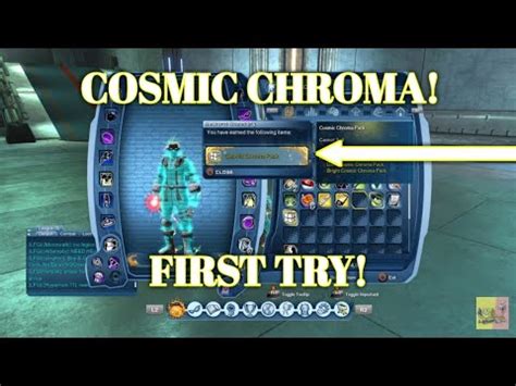 DCUO Pulling Cosmic Chroma Pack And Cosmic Aura BACK TO BACK Booster