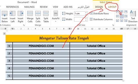 Tutorial Lengkap Cara Membuat Tabel Di Word Agar Muat Beserta Gambar