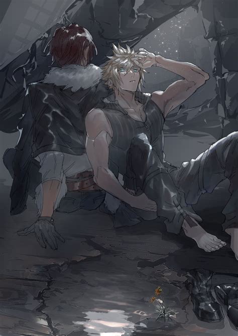 Cloud Strife And Squall Leonhart Final Fantasy And 3 More Drawn By