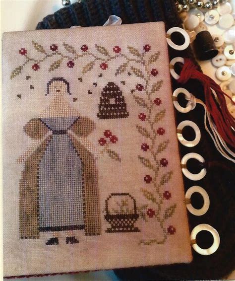 Primitive Folk Art Cross Stitch Pattern By Primfolkartshop