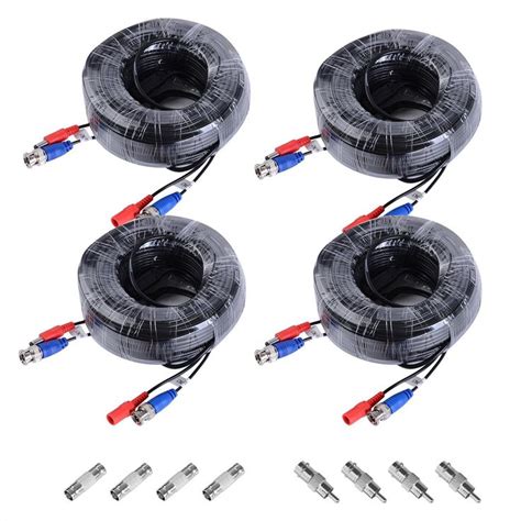 Annke Pack M Ft All In One Bnc Video Power Cables Bnc Extension