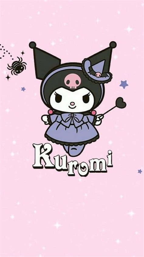 Kuromi Wallpaper 4k Hello Kitty Black Jester Hat 57 Off