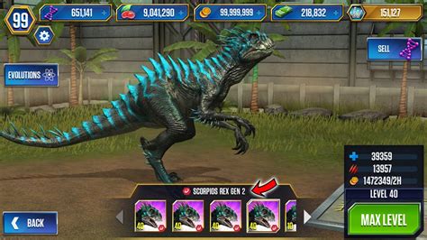 SCORPIOS REX GEN 2 COMING SOON Jurassic World The Game YouTube