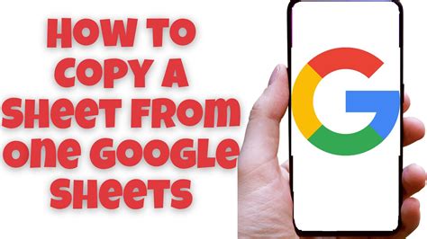 How To Copy A Sheet From One Google Sheets Youtube