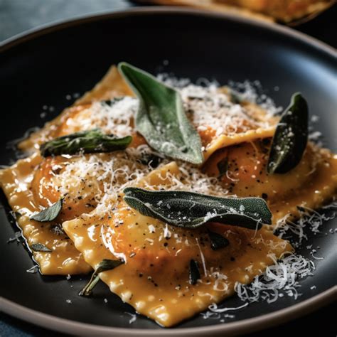 Butternut Squash Ravioli With Brown Butter Sage Sauce The Salty Epicurean