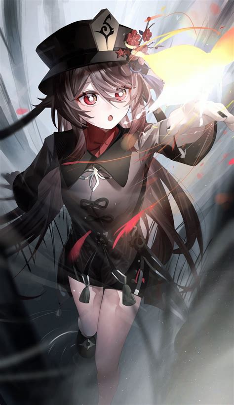 Hu Tao Genshin Impact Drawn By Dekitateomoti Danbooru