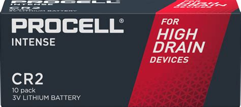 Duracell Batterij Lithium CR2 3V Procell Intense Doos 10 Stuks