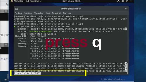 cara instal apache centos 8 youtube