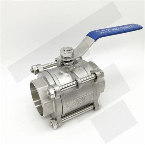 Válvula Bola 3 Cuerpos Full Inox 1000WOG SW VISA Valvulas Industriales