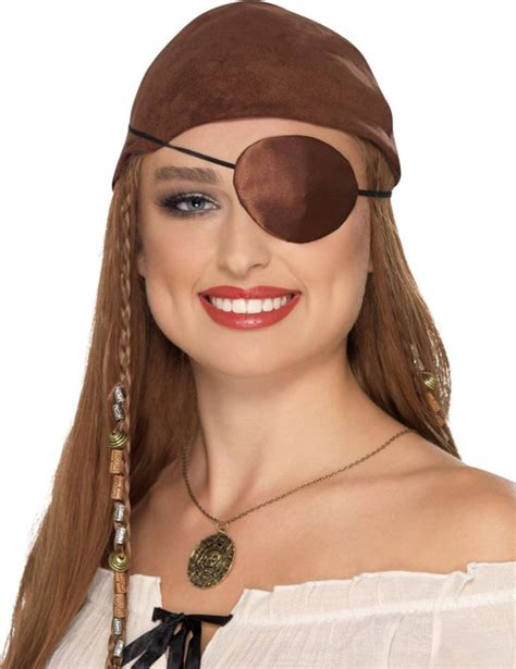 Tapa olho pirata castanho adulto Este tapa olho de pirata é para