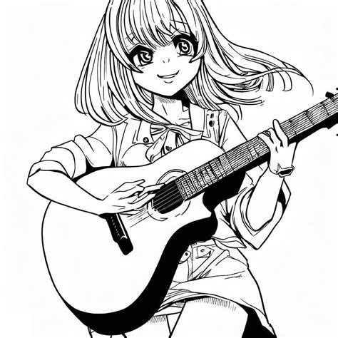Coloriage Fille Manga Pour Enfants T L Charger Et Imprimer Gratuit
