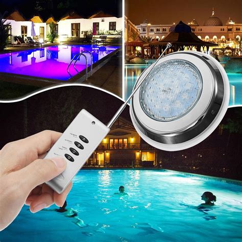 Luz de fonte subaquática LED rgb impermeável para piscina luz