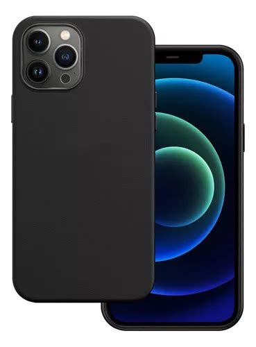 Funda Para iPhone 12 Pro Max Piel Premium Magnética Magsafe Negro