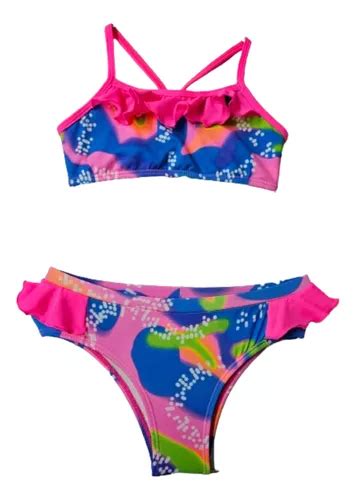 Biquíni Infantil Cropped Babado Parcelamento sem juros