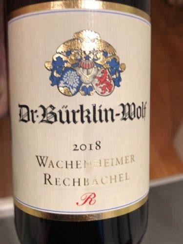 Dr B Rklin Wolf Wachenheimer Rechb Chel R Vivino Us