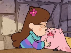 Mabel Kissing Waddles Gravity Falls Mabel Pines Photo 37439138
