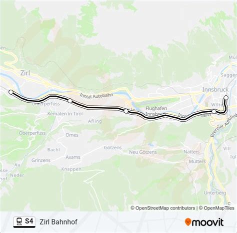 S4 Route Schedules Stops Maps Zirl Bahnhof Updated