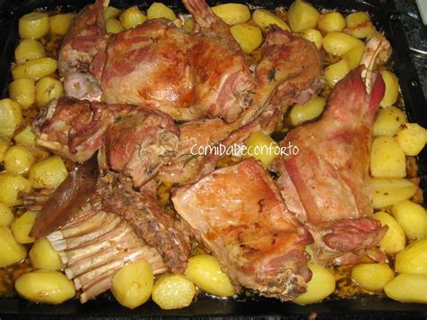 Cabrito Assado No Forno Batatinhas Louras