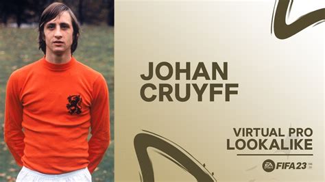 FIFA 23 PRO CLUBS JOHAN CRUYFF ICONS CREATION YouTube