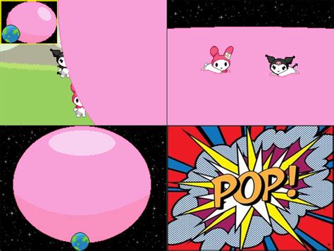 Kuromi And My Melody Bubble Gum 3 By Koreyriera On Deviantart