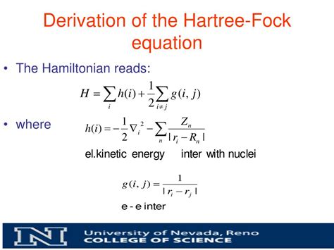 ppt restricted and unrestricted hartree fock method powerpoint presentation id 1303678