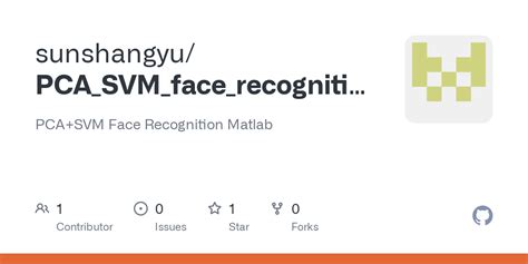 github sunshangyu pca svm face recognition pca svm face recognition matlab