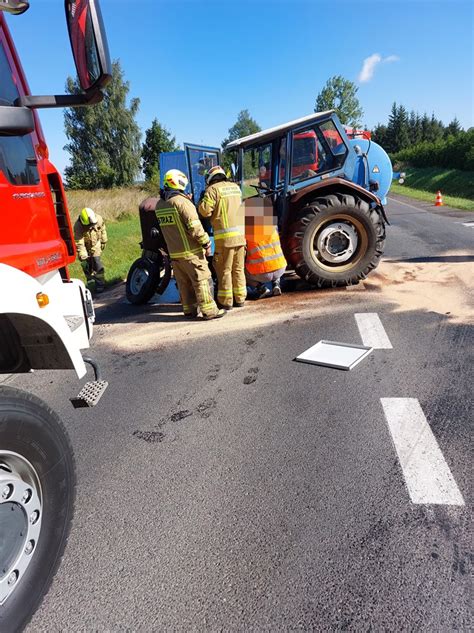 Kolizja na drodze wojewódzkiej 361 Lwówecki info