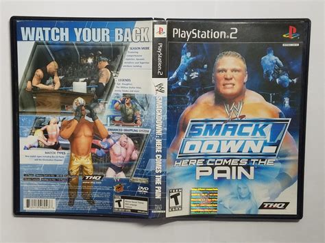 WWE Smackdown Here Comes The Pain Game Playstation 2 PS2 Etsy UK