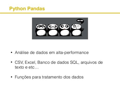 python para análise de dados