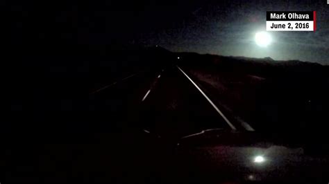 See Fireball Streak Across Night Sky Cnn Video