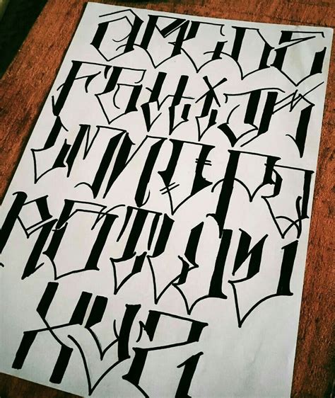 Letras De Graffiti Abecedario