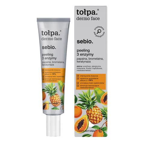 TOŁPA DERMO FACE SEBIO PEELING 3 ENZYMY 40 ML 9317991169 Allegro pl