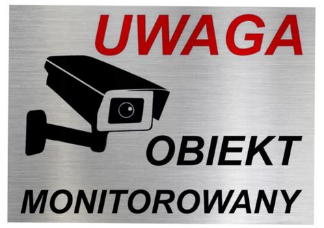 Tabliczka Metalowa Obiekt Monitorowany Niska Cena Na Allegro Pl