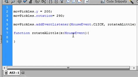actionscript 3 tutorial 7 event handling youtube