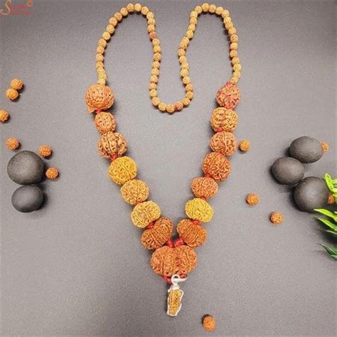 Siddha Mala Nepal Rudraksha 1 14 Mukhi Ganesh Gaurishankar