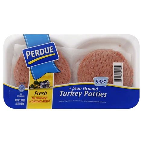 Perdue Ground Turkey Patties 1 Lb Instacart