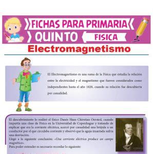 Electromagnetismo Para Quinto De Primaria Actividades Educativas
