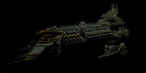 Warhammer Battlefleet Emperor Class Battleship By Jonny Harse Scrolller