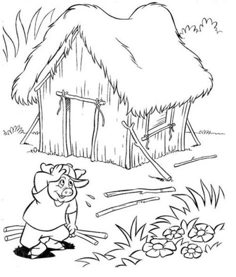 57 Desenhos dos Três Porquinhos para Imprimir e Colorir em Casa
