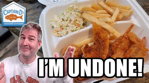 Captain D S Cajun Catfish And Shrimp Meal Review YouTube