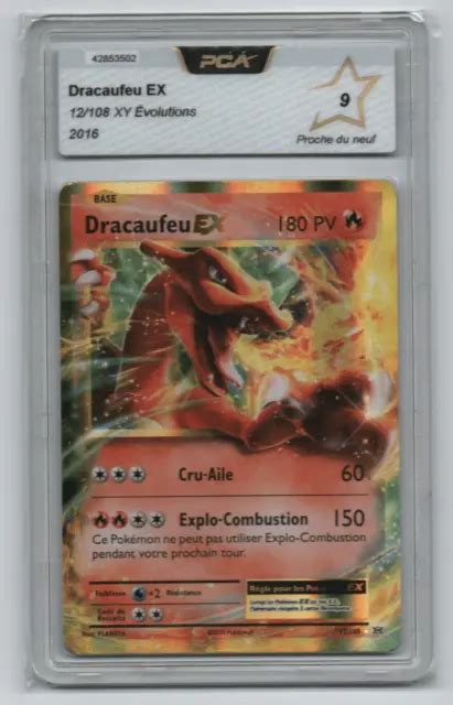 CARTE POKÉMON PCA 9 Dracaufeu EX 12 108 XY Evolutions EUR 149 00