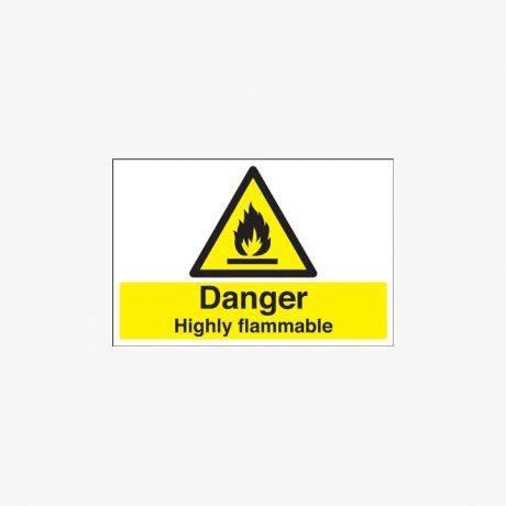 General Flammable Signs Safety Sign UK