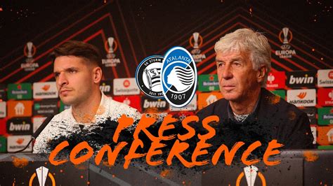 UEL MD3 Sturm Graz Atalanta La Conferenza Stampa Di Gasperini E