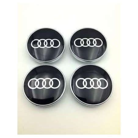 Centro De Rueda Audi Negro 68 Mm